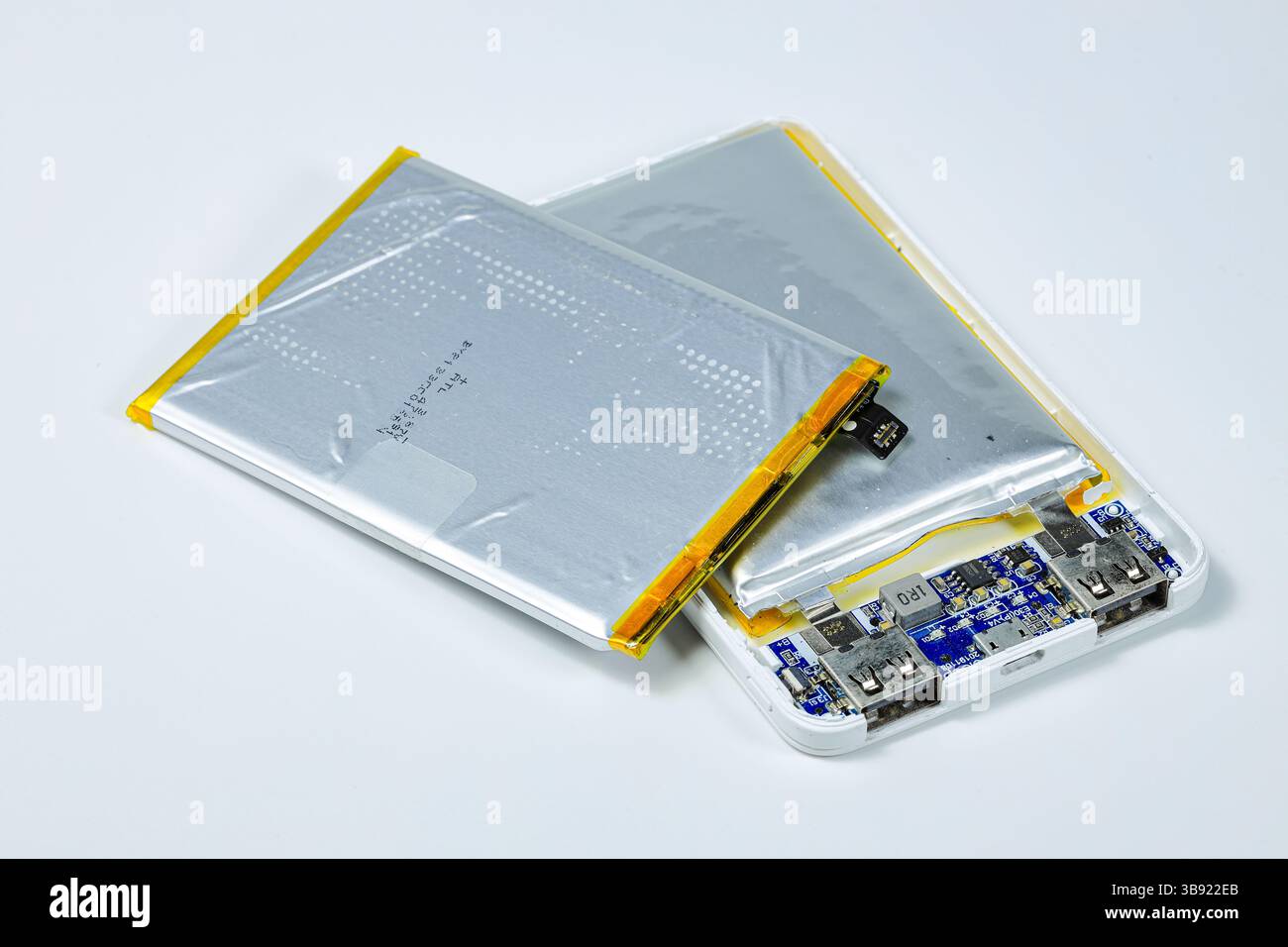 damaged swollen Lithium polymer, Li-ion batteries for mobile device ...