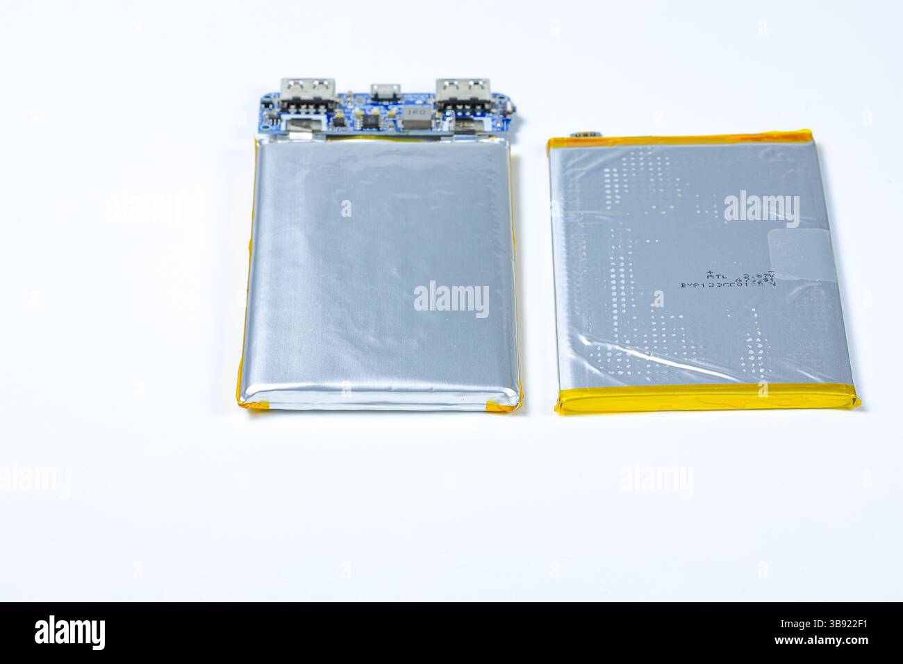 damaged swollen Lithium polymer, Li-ion batteries for mobile device ...