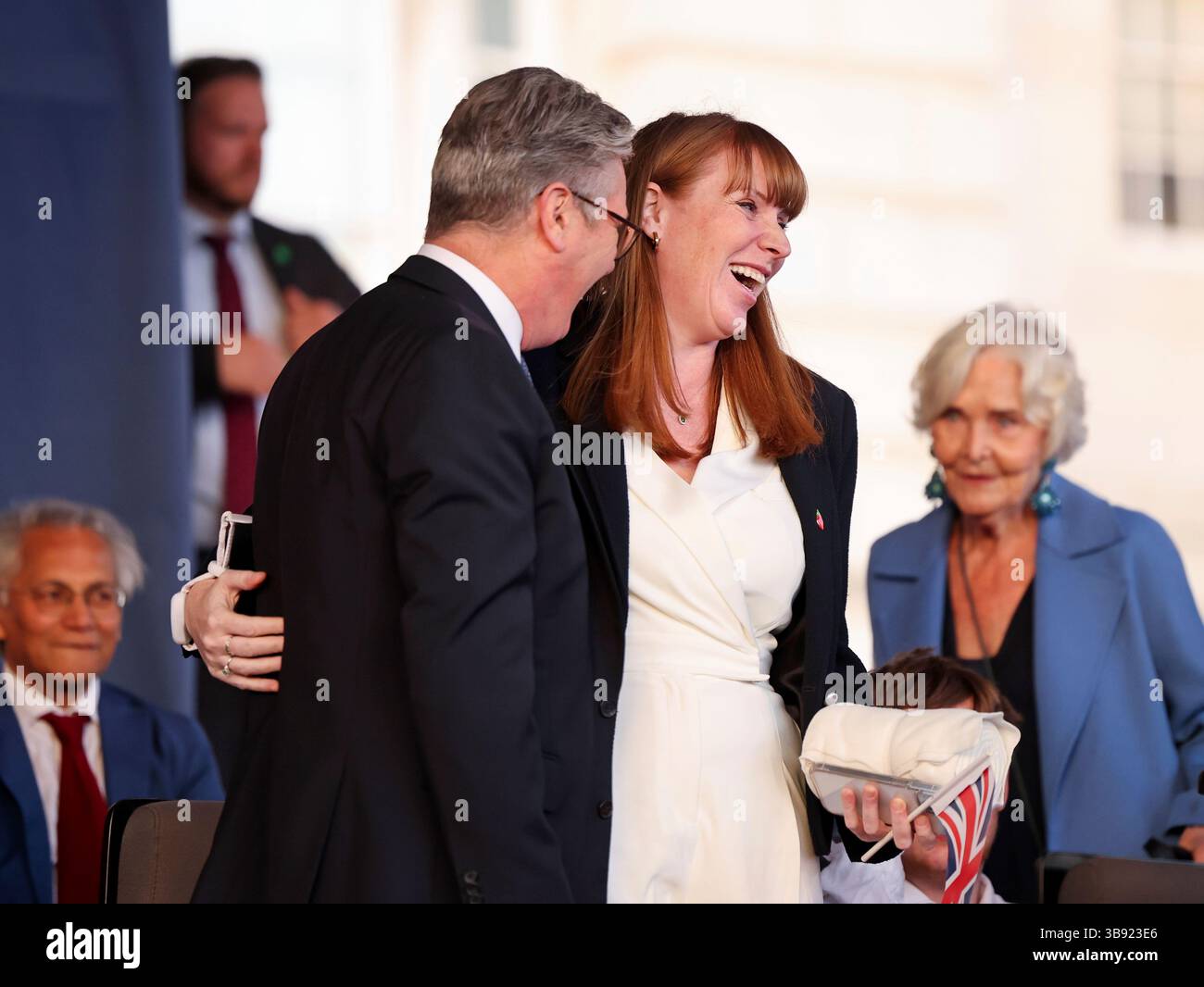 Britain's Prime Minister Keir Starmer and Deputy Prime Minister Angela ...