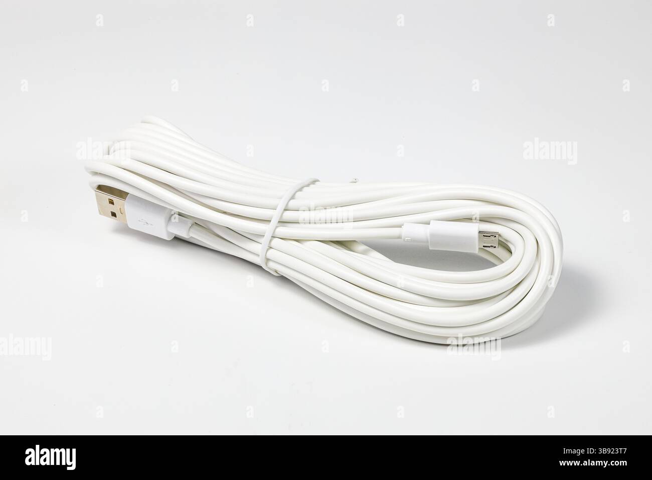 New white USB type charger cable in paper pack, compatible for many ...