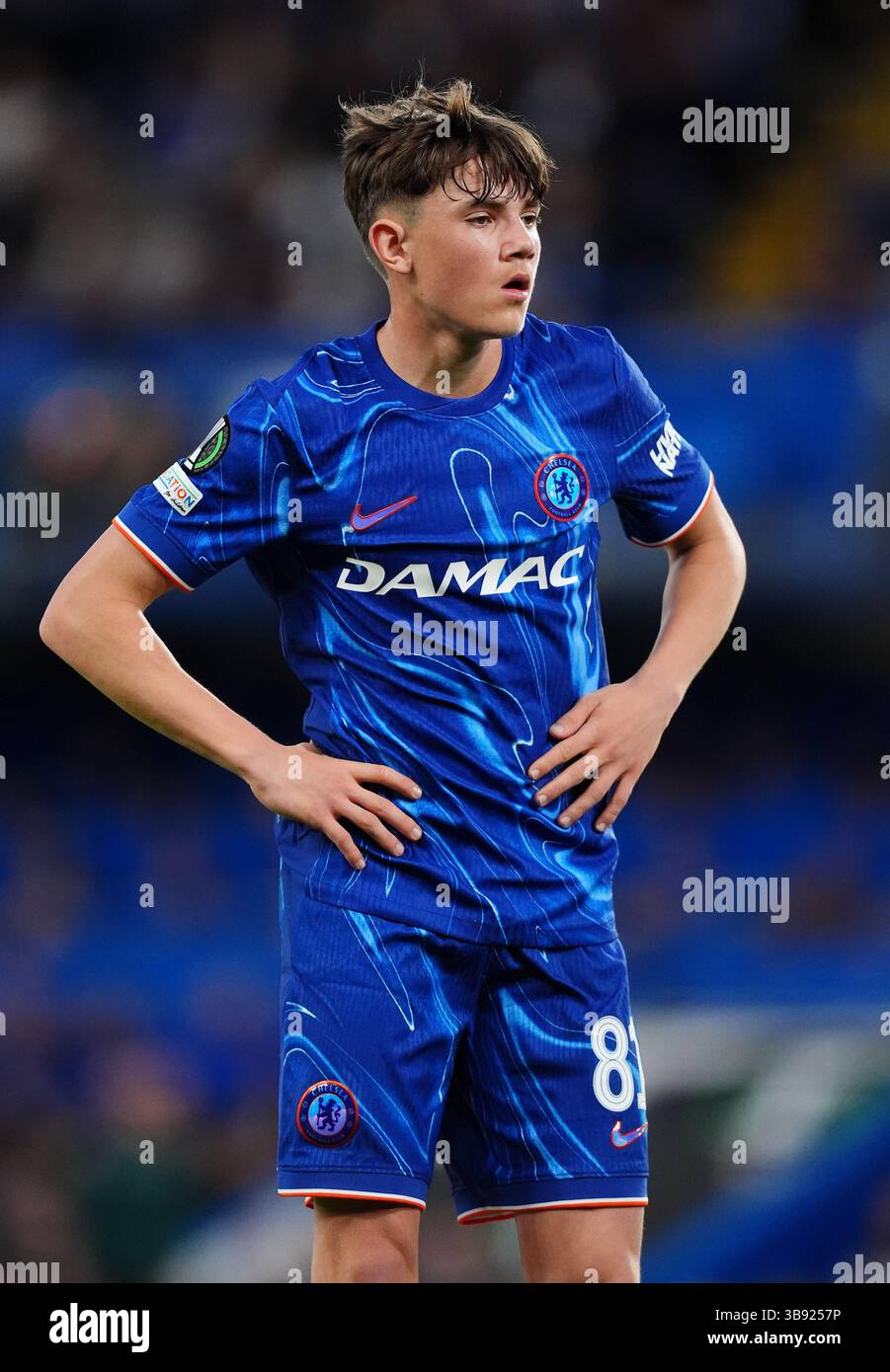 Chelsea's Reggie Walsh during the UEFA Conference League semi-final ...
