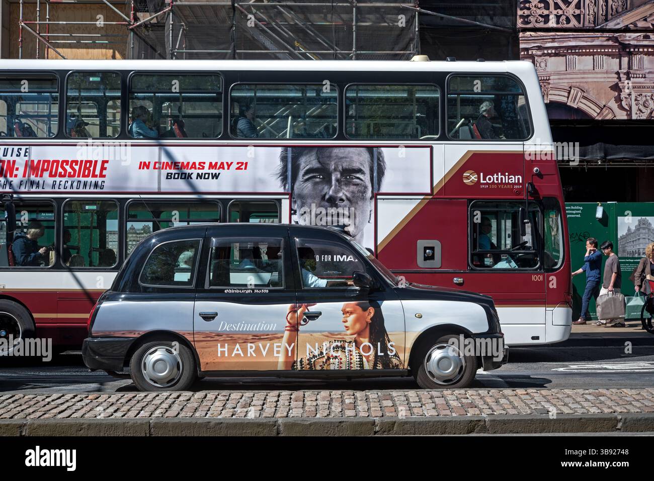 Harvey nichols taxi advert hi-res stock photography and images - Alamy