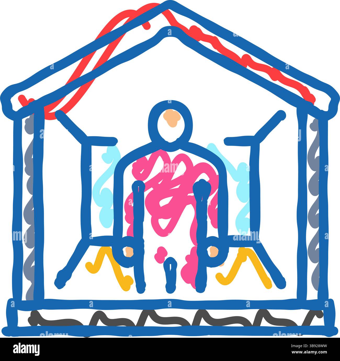 Sketch anime boy and girl hi-res stock photography and images - Alamy