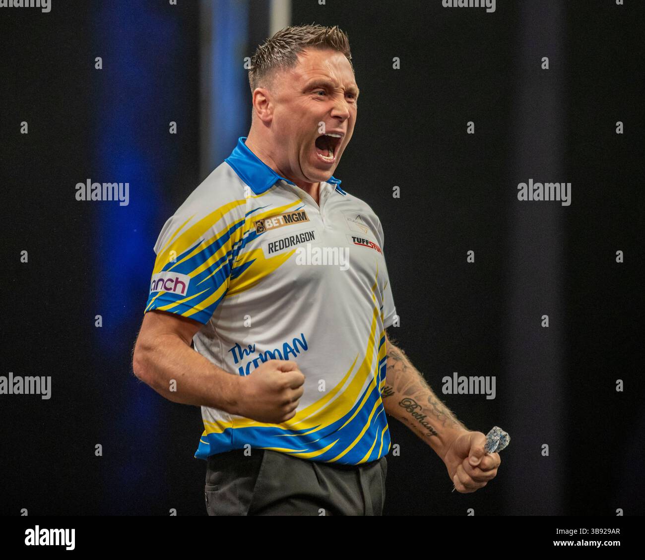 First Direct Arena, Leeds, UK. 8th May, 2025. 2025 PDC Premier League ...