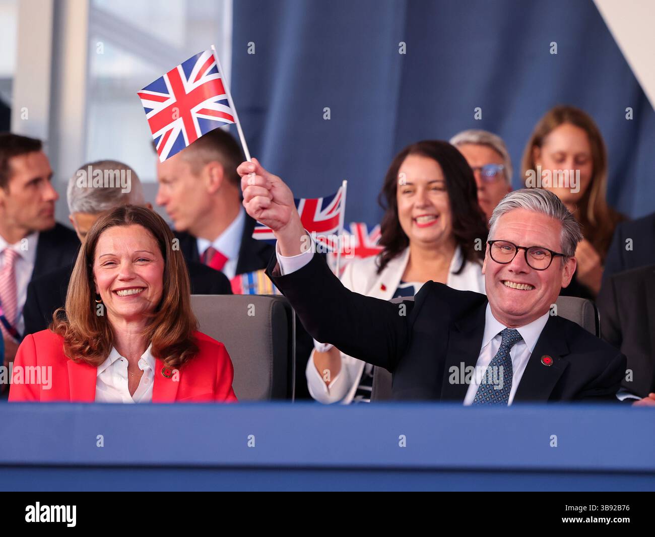 Prime Minister Sir Keir Starmer and Lady Victoria Starmer during the ...