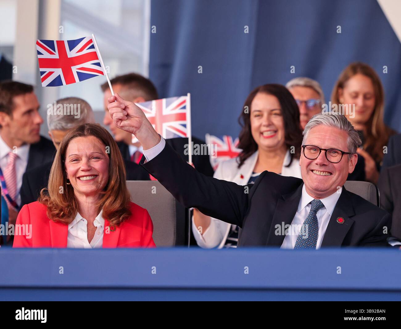 Prime Minister Sir Keir Starmer and Lady Victoria Starmer during the ...