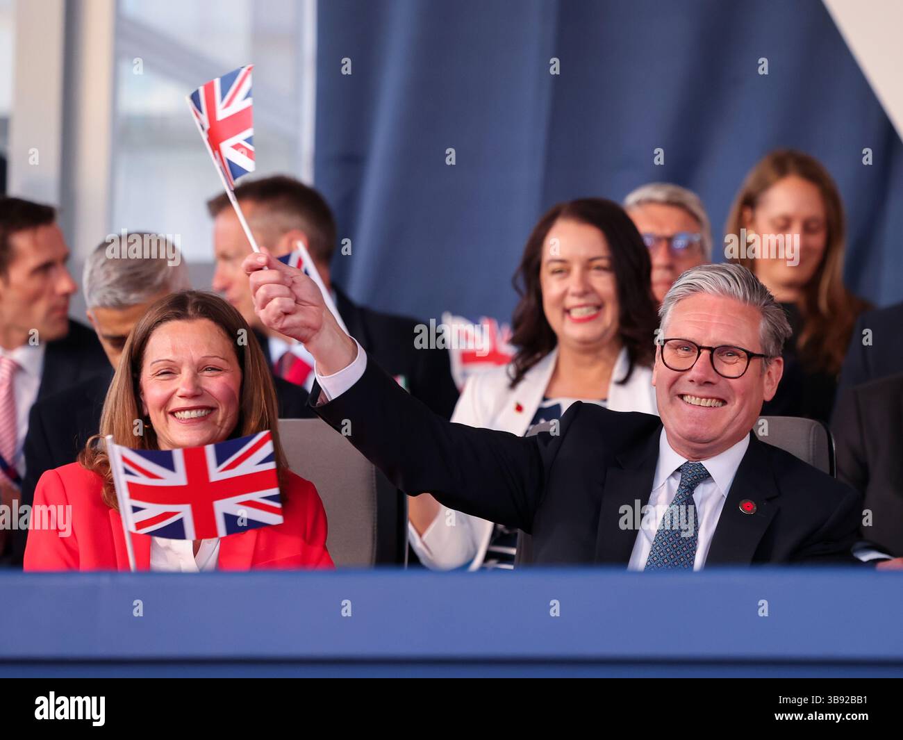 Prime Minister Sir Keir Starmer and Lady Victoria Starmer during the ...