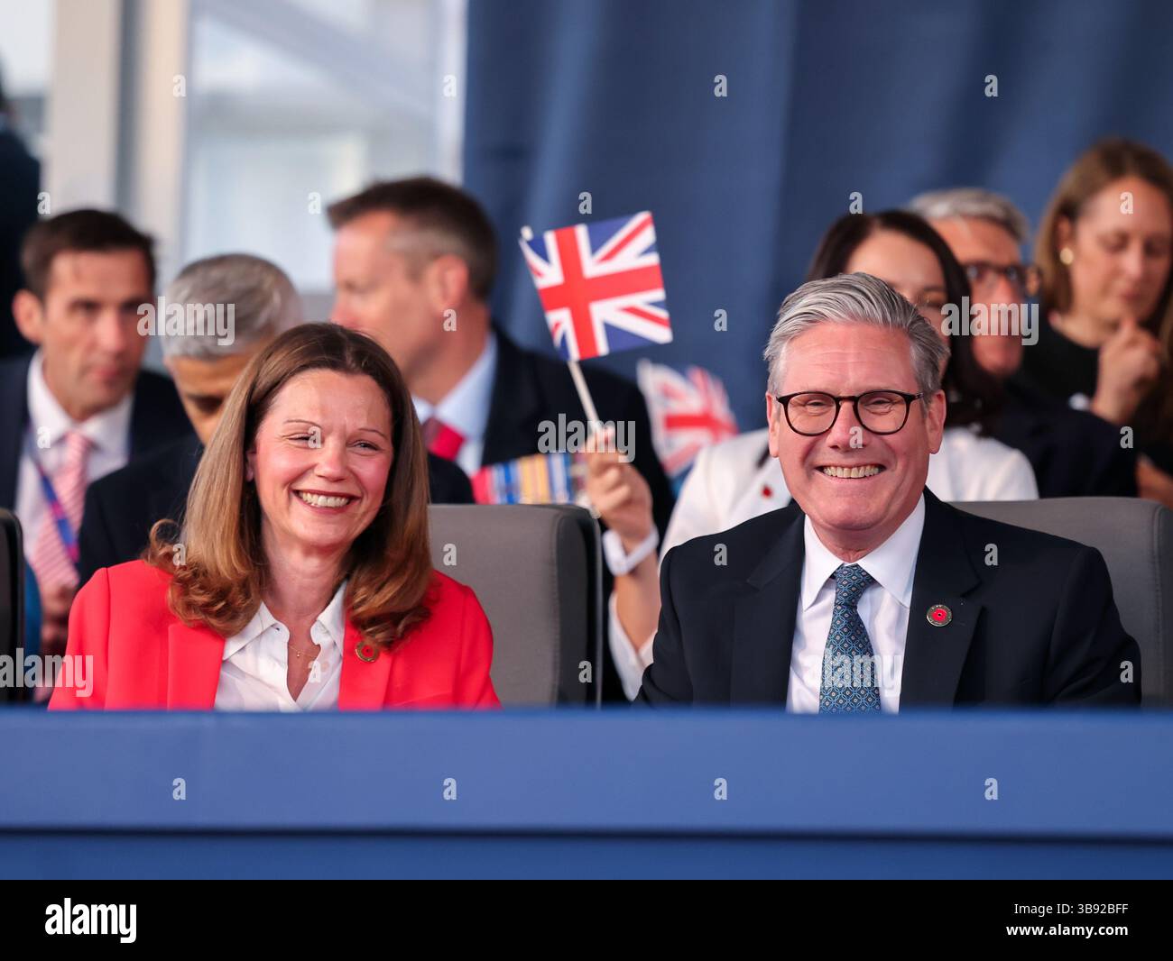 Prime Minister Sir Keir Starmer and Lady Victoria Starmer during the ...