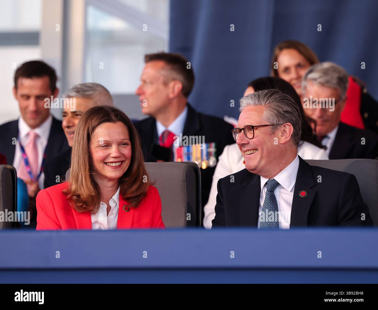 Prime Minister Sir Keir Starmer and Lady Victoria Starmer during the ...
