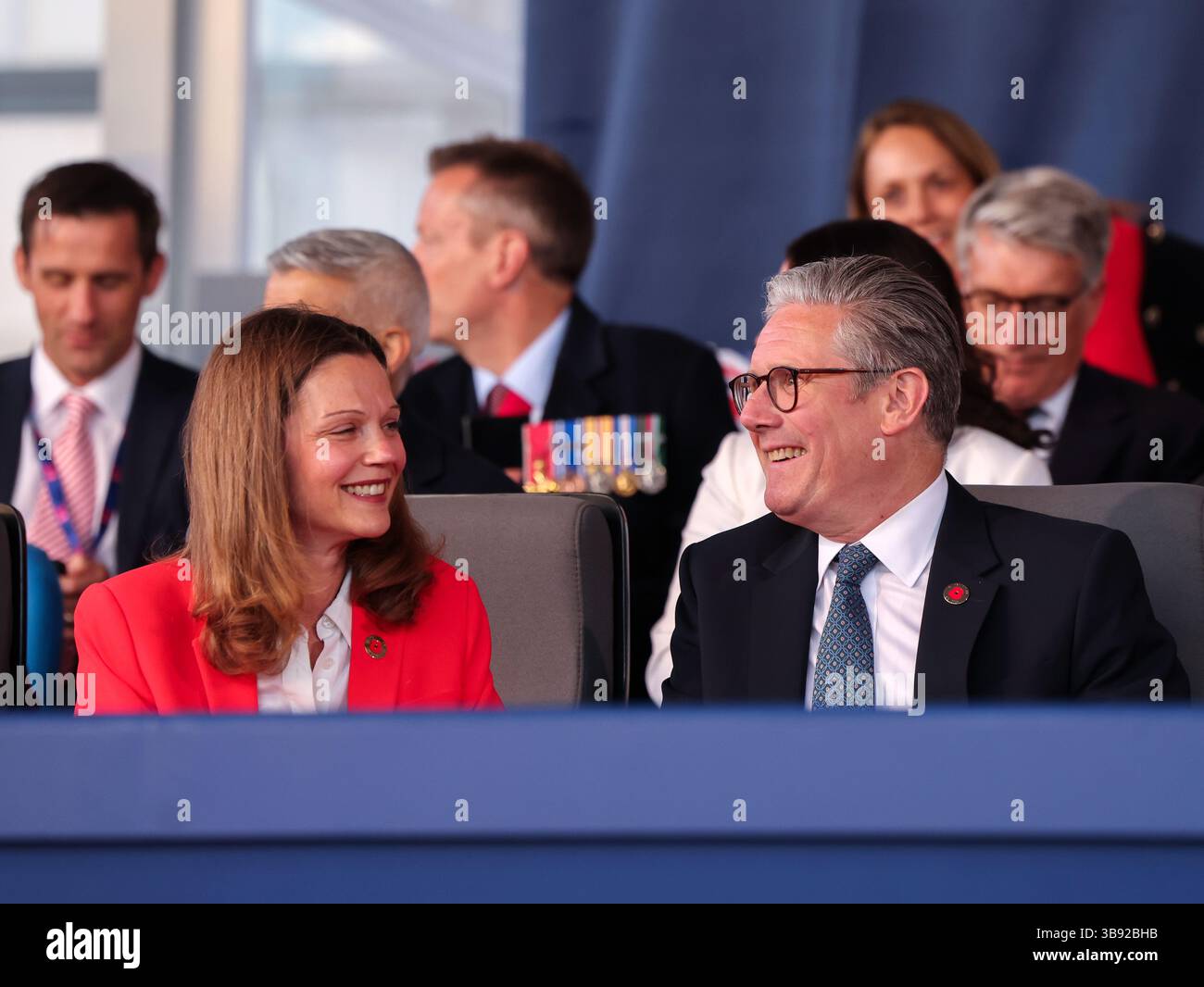 Prime Minister Sir Keir Starmer and Lady Victoria Starmer during the ...