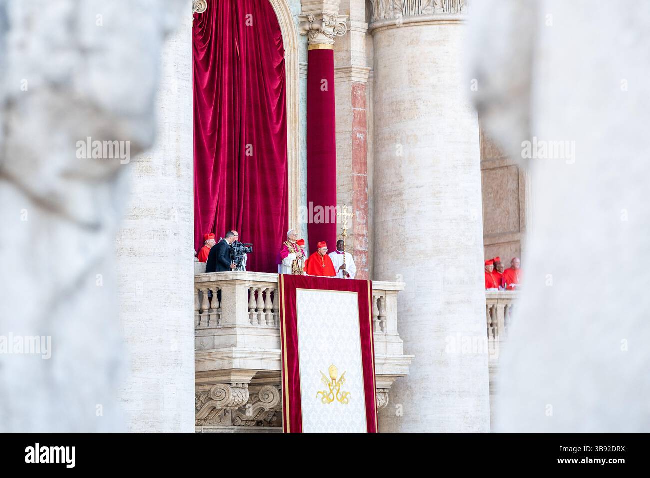 San Pietro, Italy. 08th May, 2025. during the Conclave, St. Peter's ...