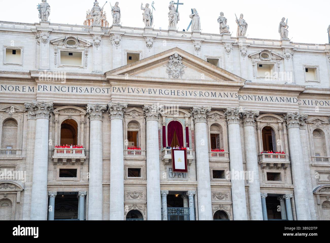 San Pietro, Italy. 08th May, 2025. during the Conclave, St. Peter's ...