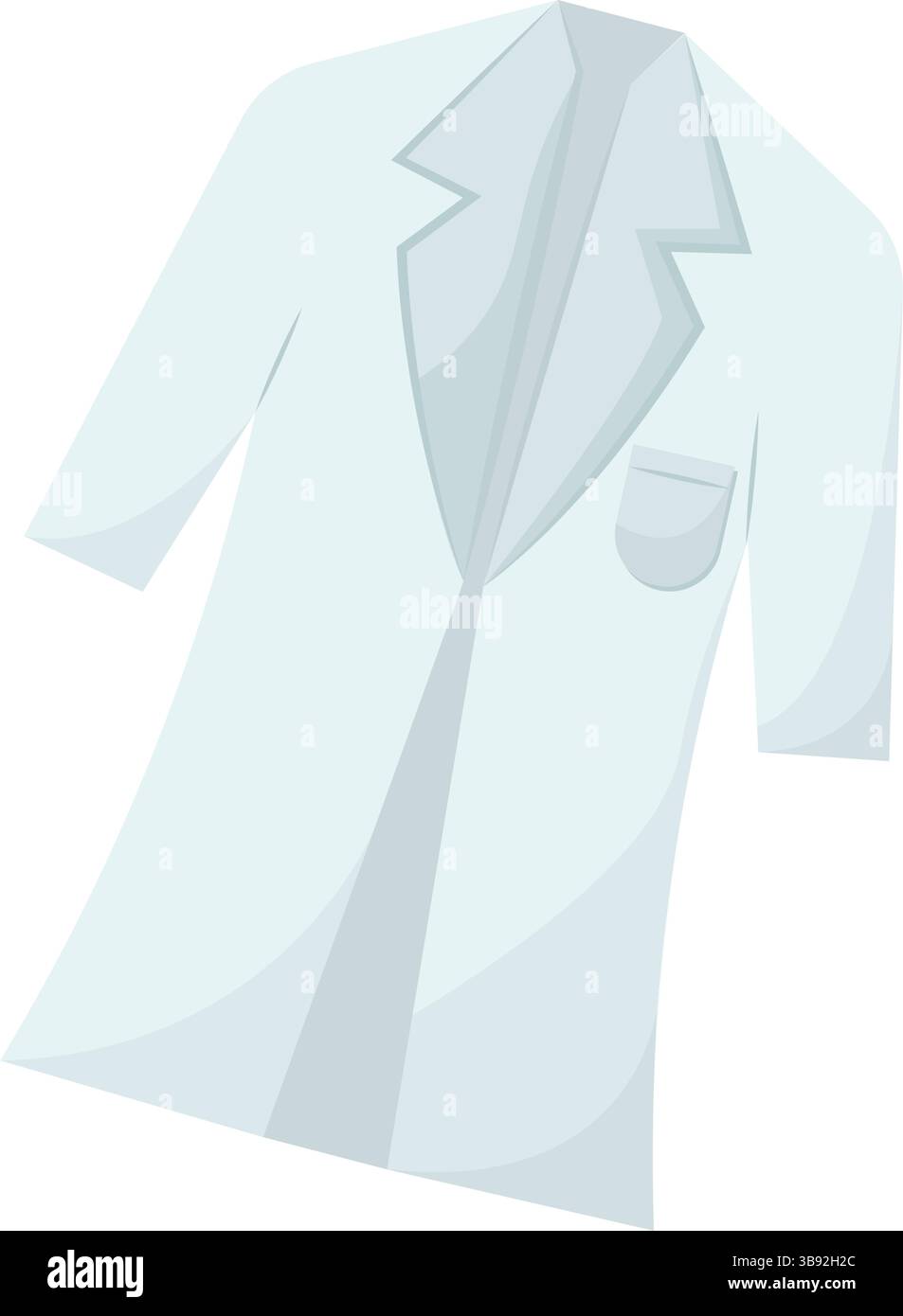 Medical white lab coat. Vector illustration Stock Vector Image & Art ...