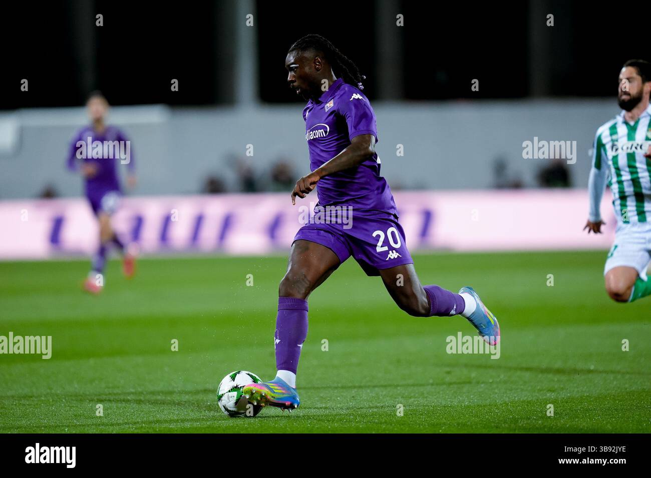 Florence, Italy. 08th May, 2025. Moise Kean of ACF Fiorentina during ...