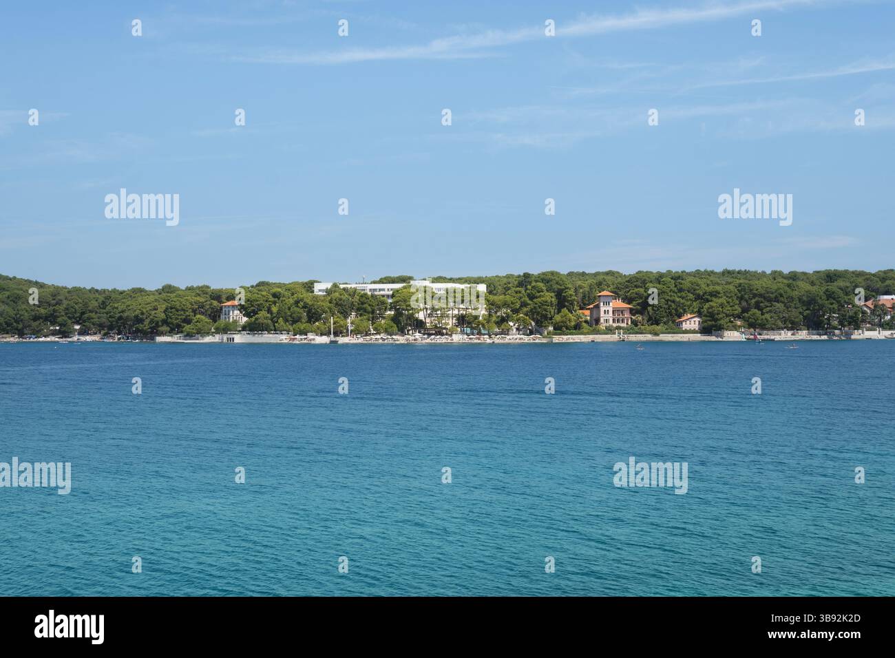 Mali Losinj, Croatia-July 25th, 2024: Beautiful, secluded Cikat bay at ...