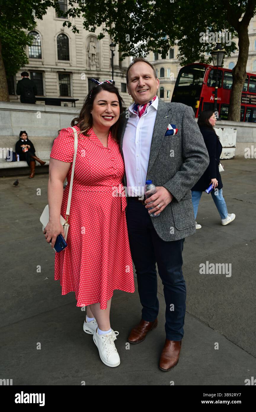 LONDON, UK. 8th May, 2025. The mayor of London, Sadiq Khan, hosts VE80 ...