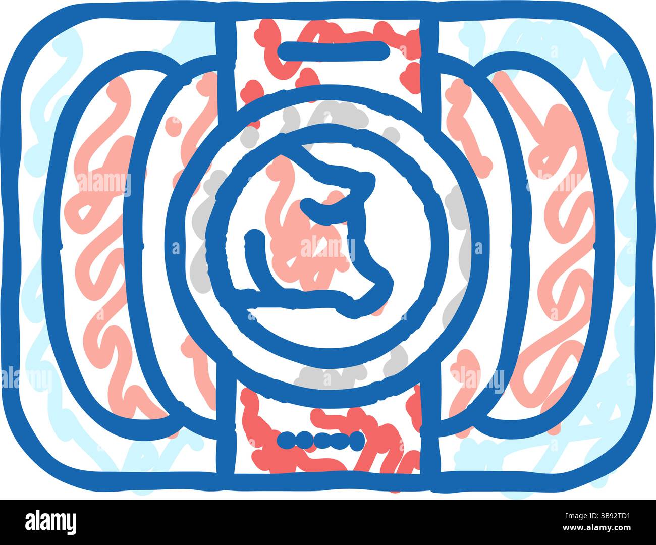 pork sausage meat icon doodle illustration Stock Vector Image & Art - Alamy