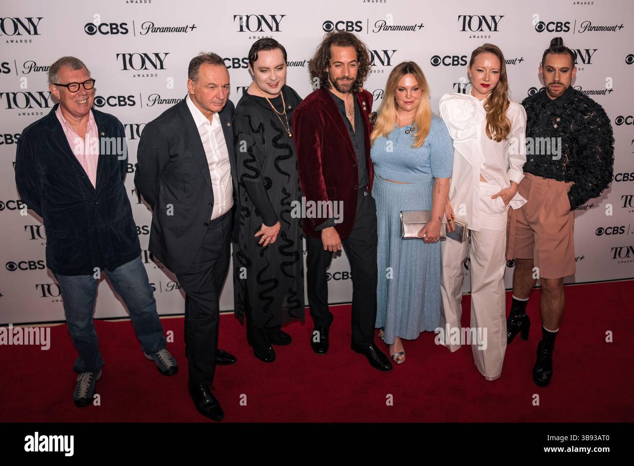 New York, United States. 08th May, 2025. The Tony-nominated cast and ...