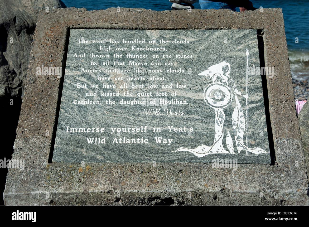 Strandhill, Ireland 06 April, 2025, Quotation from the poem The Song of ...