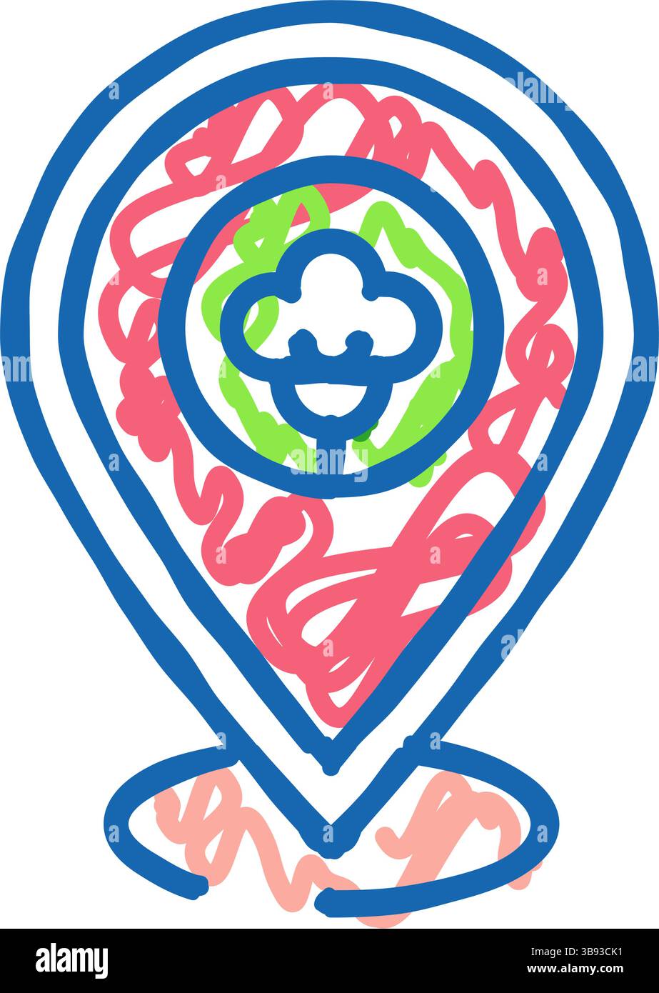 eco conscious designs sustainable fashion icon doodle illustration ...