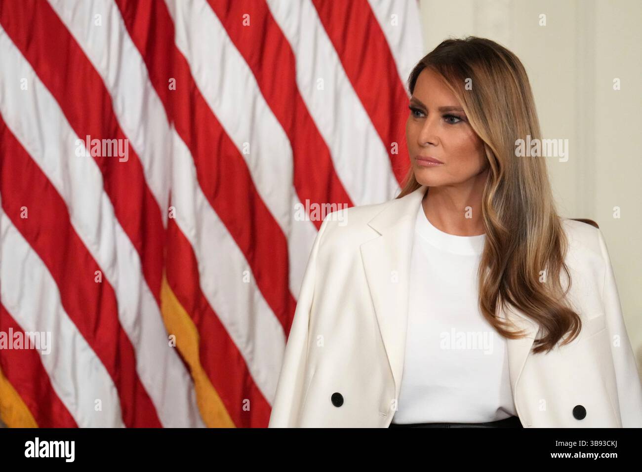 First lady Melania Trump attends an event unveiling a U.S. Postal Service Stamp honoring former ...