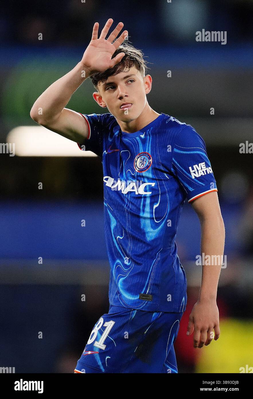 Chelsea's Reggie Walsh after the UEFA Conference League semi-final ...