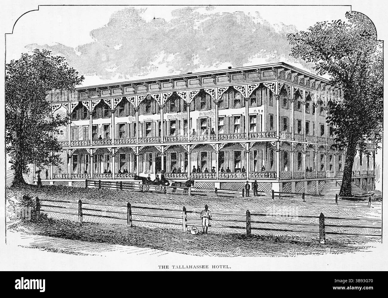 The Leon Hotel, Tallahassee, Florida. Victorian style building ...