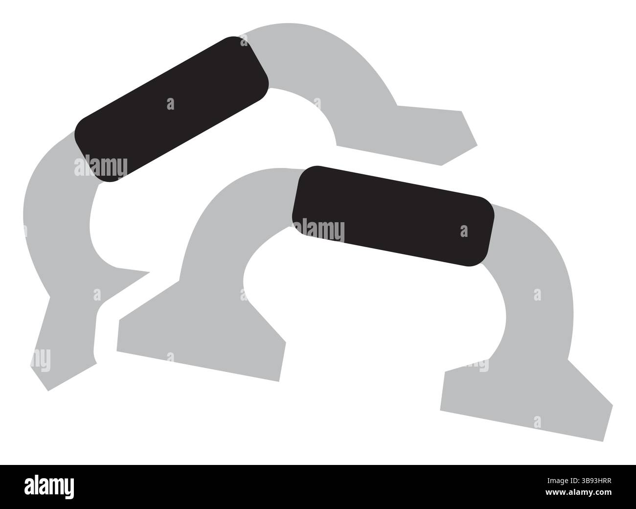 Hand grippers training icon. Vector illustration Stock Vector Image ...