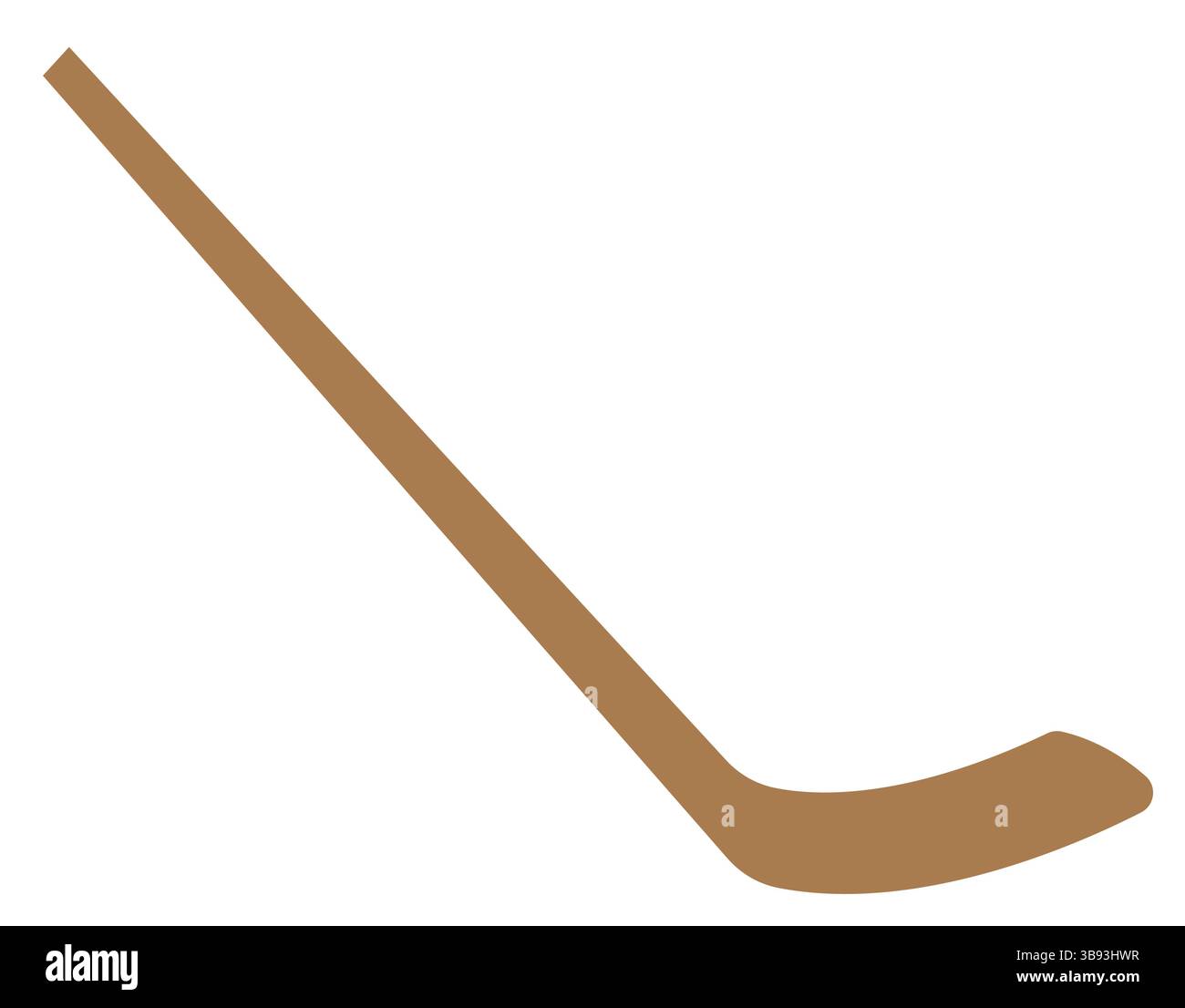 Brown hockey stick icon. Vector illustration Stock Vector Image & Art ...