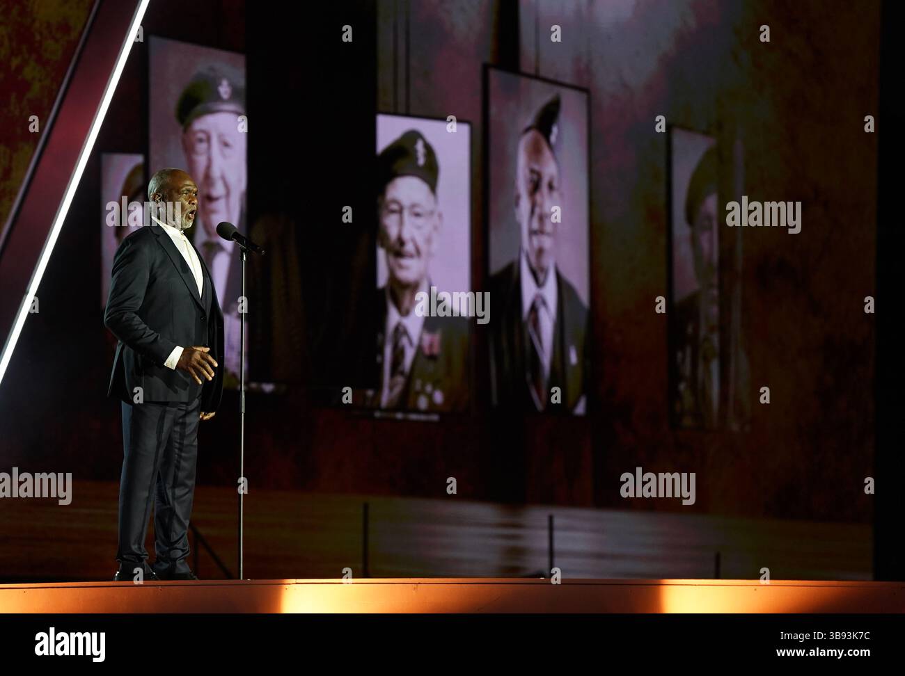 Sir Willard White performing during the concert celebrating the 80th ...