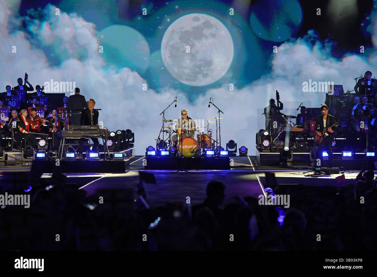 Toploader perform during the concert celebrating the 80th Anniversary ...