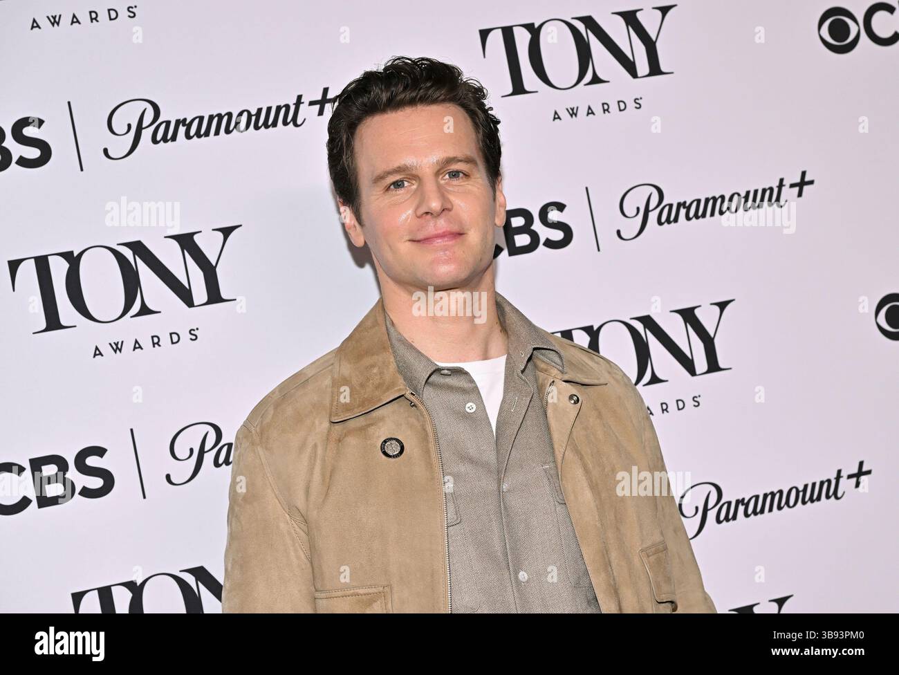 Jonathan Groff attends the 78th Annual Tony Awards Meet the Nominees ...