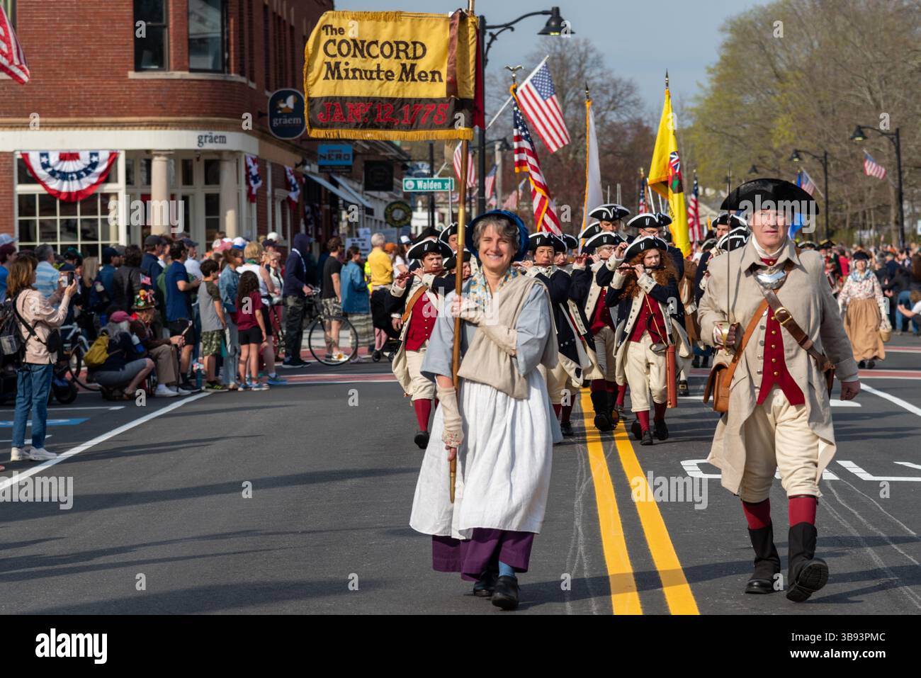Patriots Day parade and ceremonies celebrating the 250th anniversary of ...