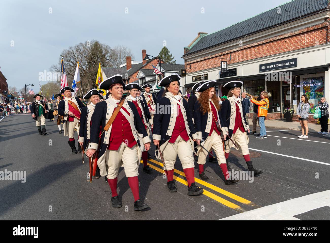 Patriots Day parade and ceremonies celebrating the 250th anniversary of ...