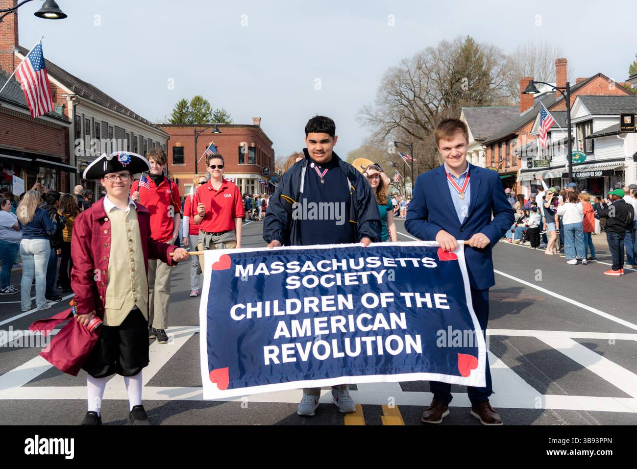Patriots Day parade and ceremonies celebrating the 250th anniversary of ...