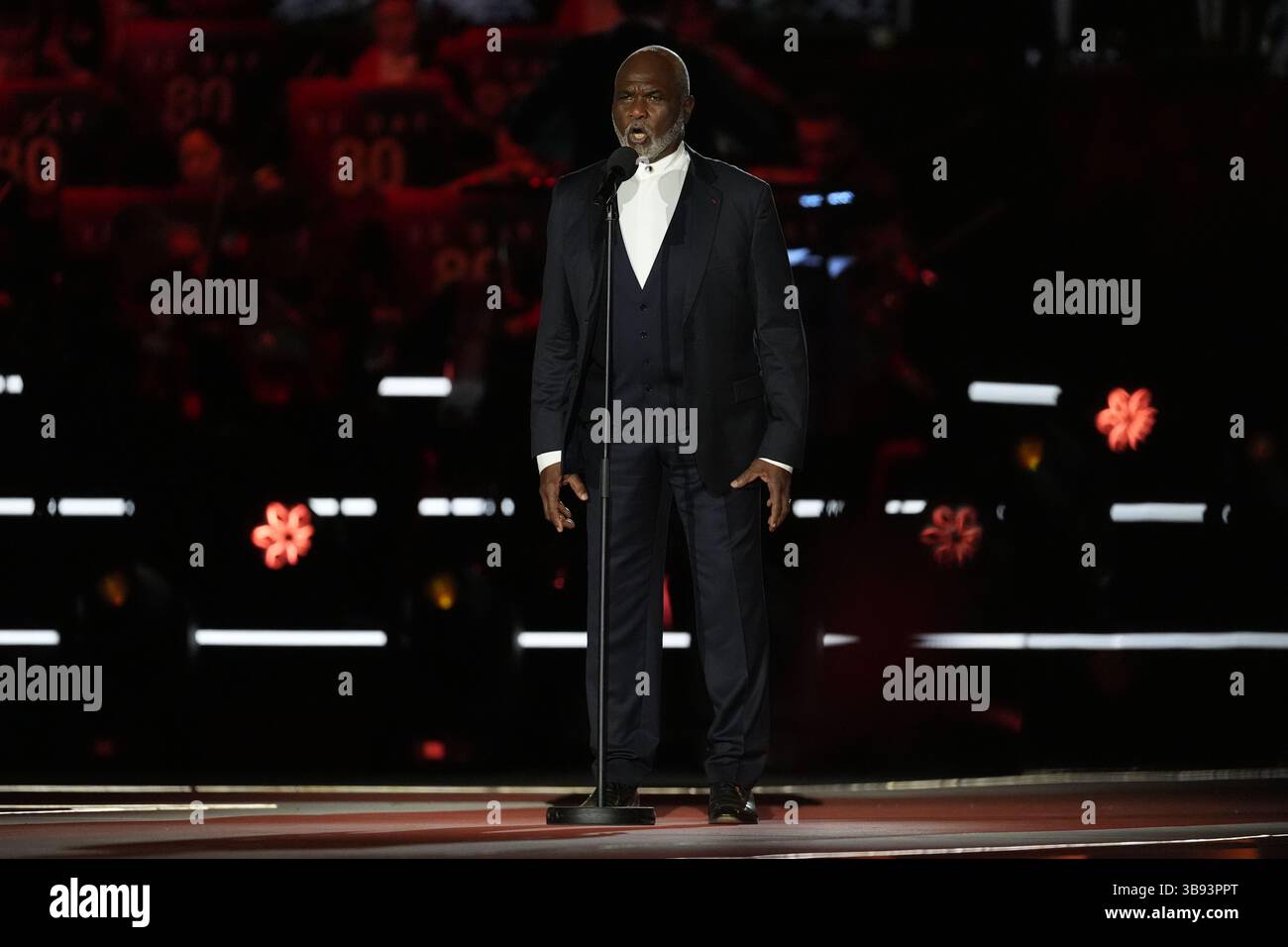 Sir Willard White performing during the concert celebrating the 80th ...