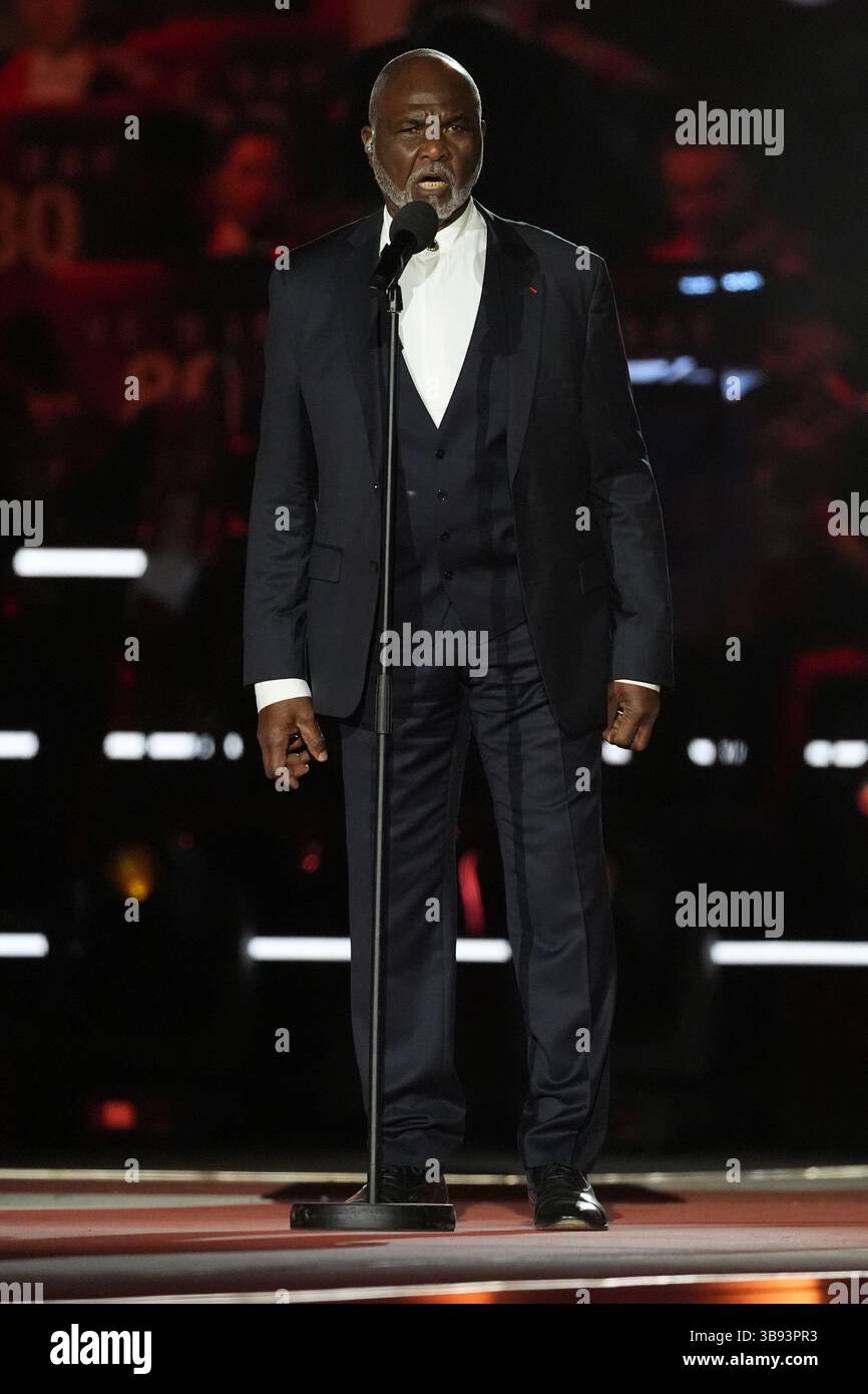 Sir Willard White performing during the concert celebrating the 80th ...