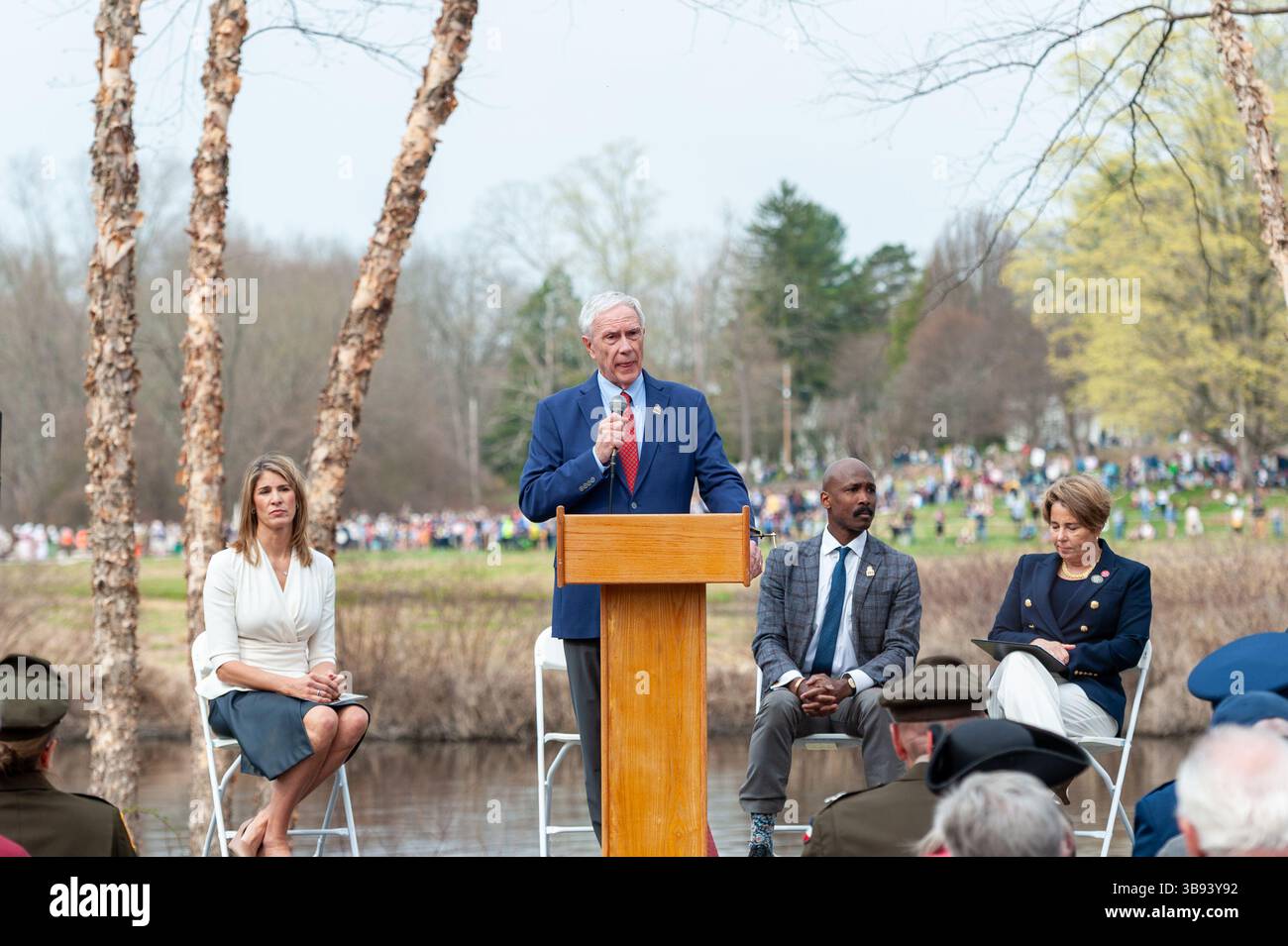 Patriots Day parade and ceremonies celebrating the 250th anniversary of ...