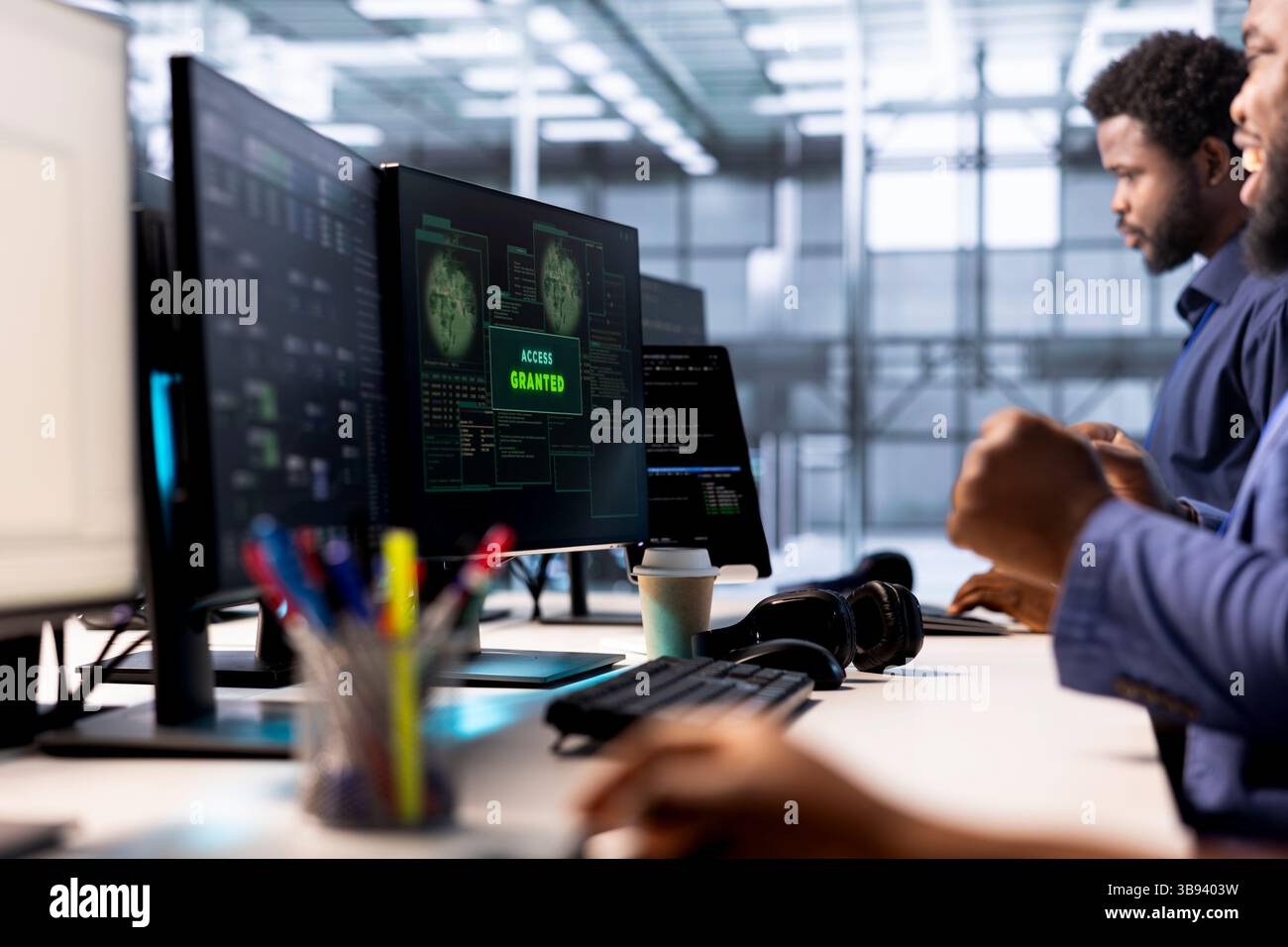 Developer receiving access granted notification while reconfiguring server farm, optimizing it ...