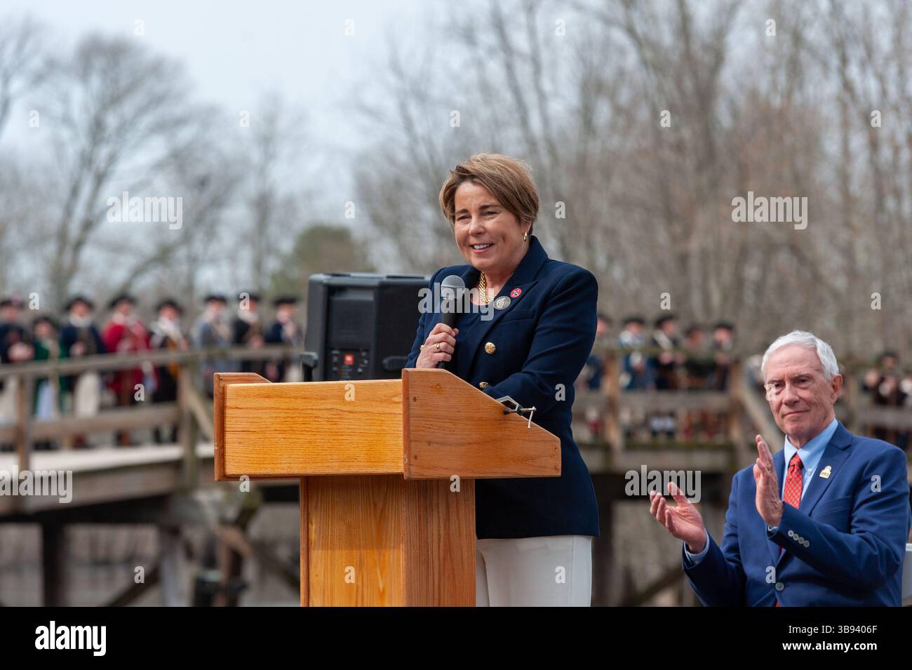 Patriots Day parade and ceremonies celebrating the 250th anniversary of ...
