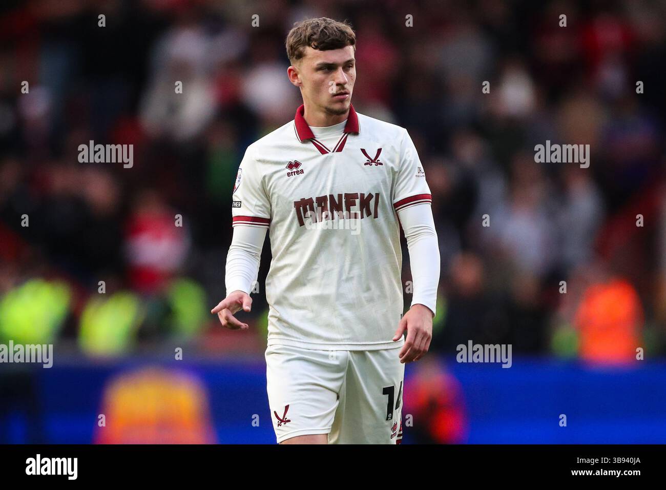 Bristol, UK. 08th May, 2025. Harrison Burrows of Sheffield United ...
