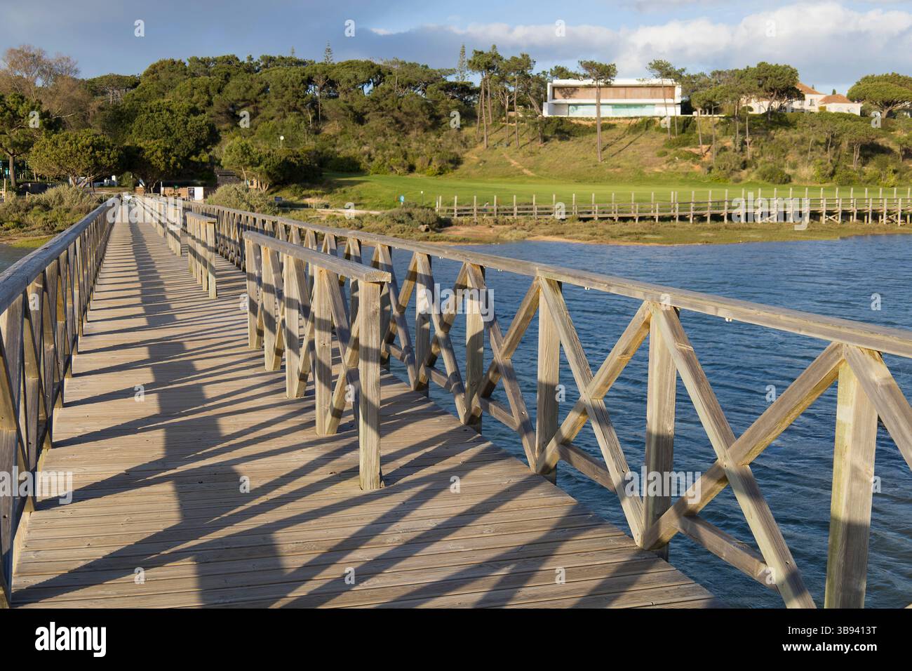 Quinta do Lago Bridge, Faro, Algarve, Portugal Stock Photo - Alamy