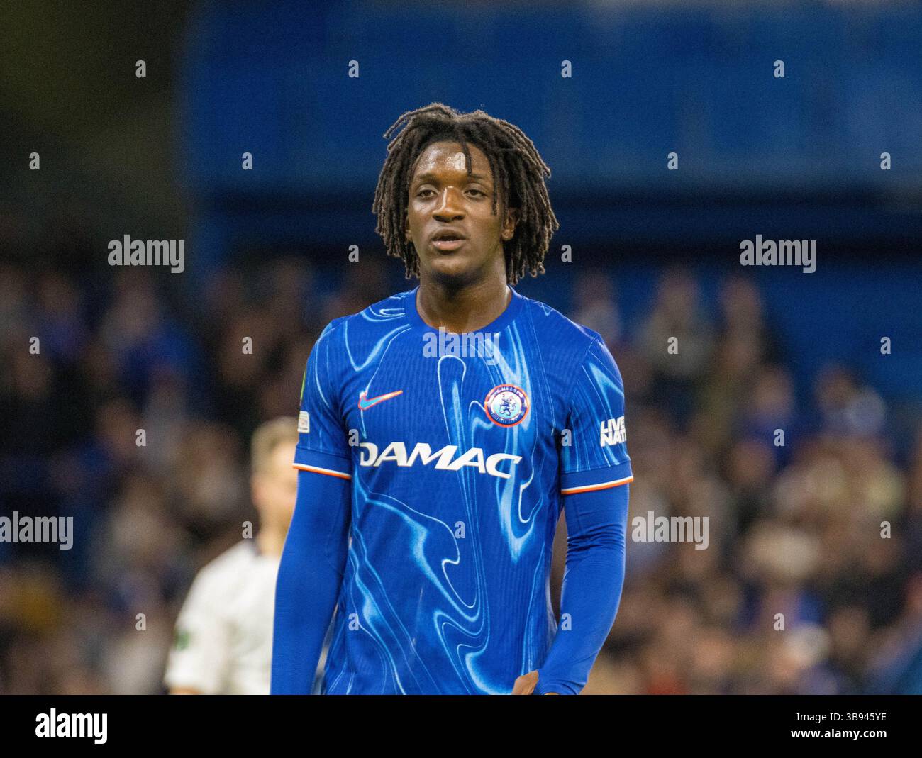 Stamford Bridge, London, UK. 8th May, 2025. Shumaira Mheuka (76 Chelsea ...