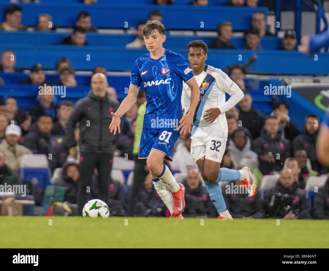 Stamford Bridge, London, UK. 8th May, 2025. Reggie Walsh (81 Chelsea ...