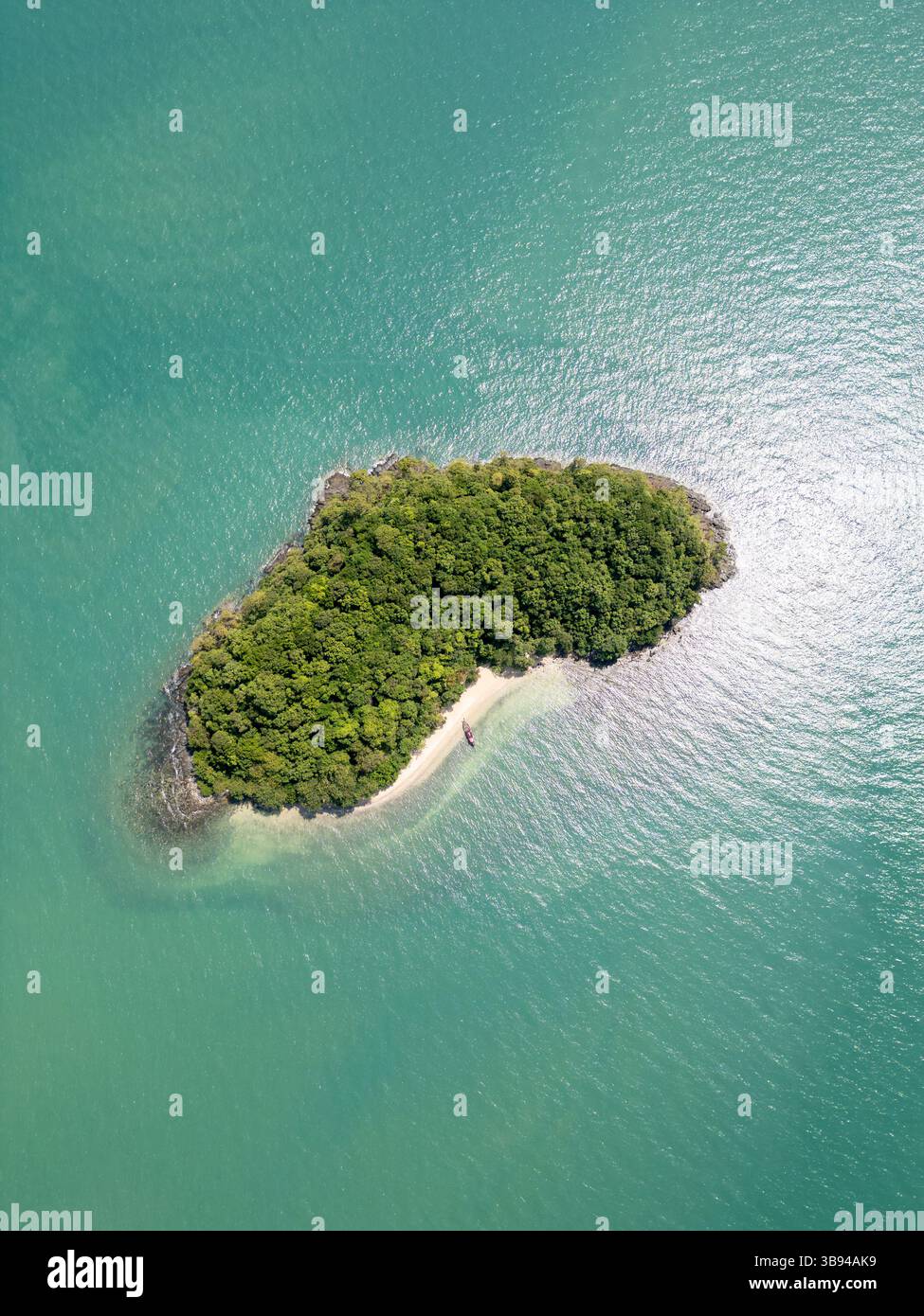 Overhead shot tropical beach rainforest hi-res stock photography and ...