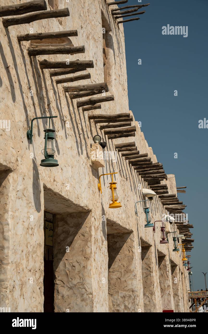 Souq Waqif in Doha, Qatar, is a vibrant and historic market known for ...