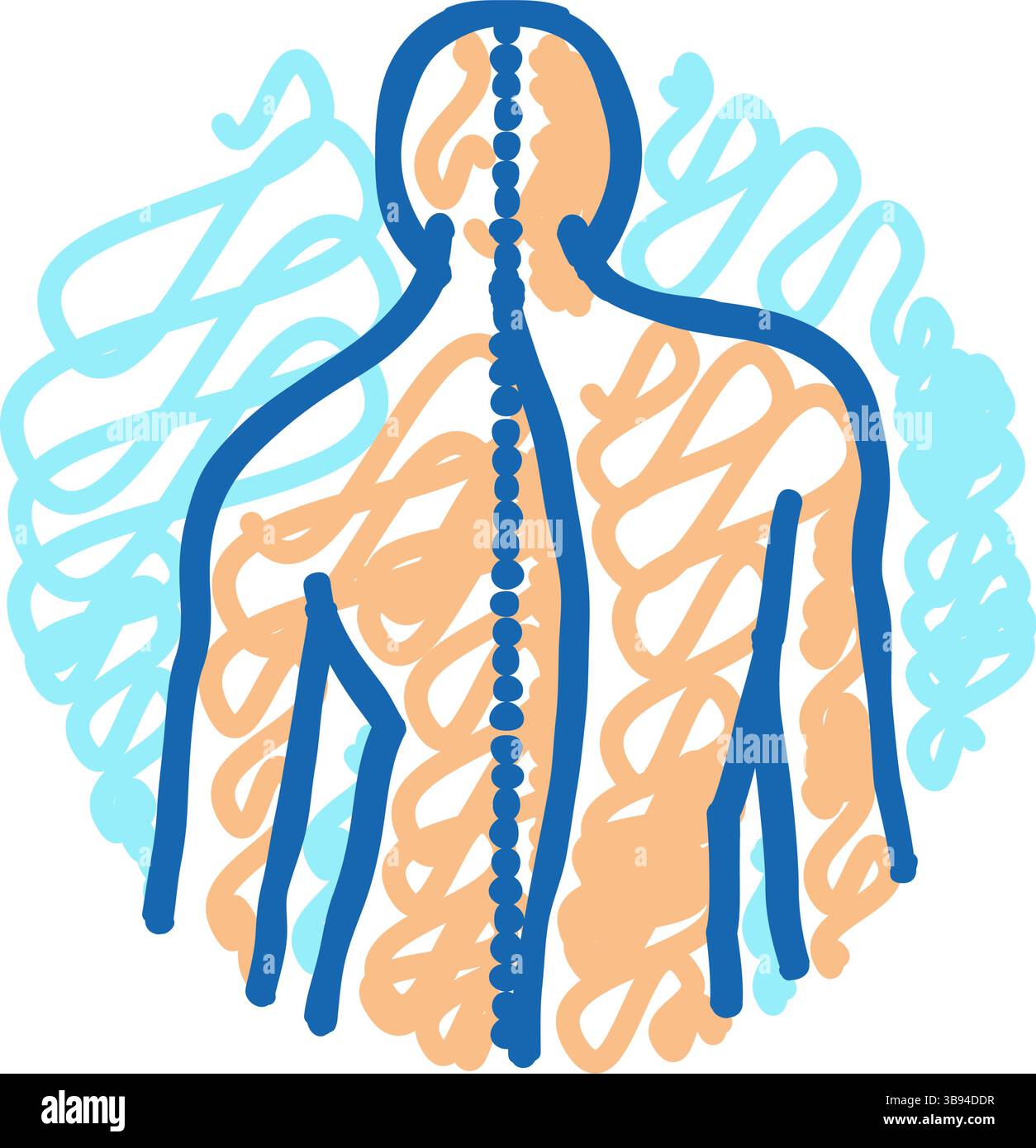 primary pulmonary hypertension icon doodle illustration Stock Vector ...