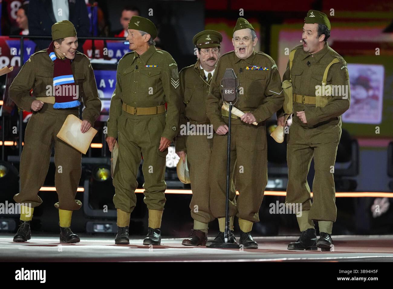 A tribute to Dad's Army with (left to right) Dylan Llewellyn as Private ...