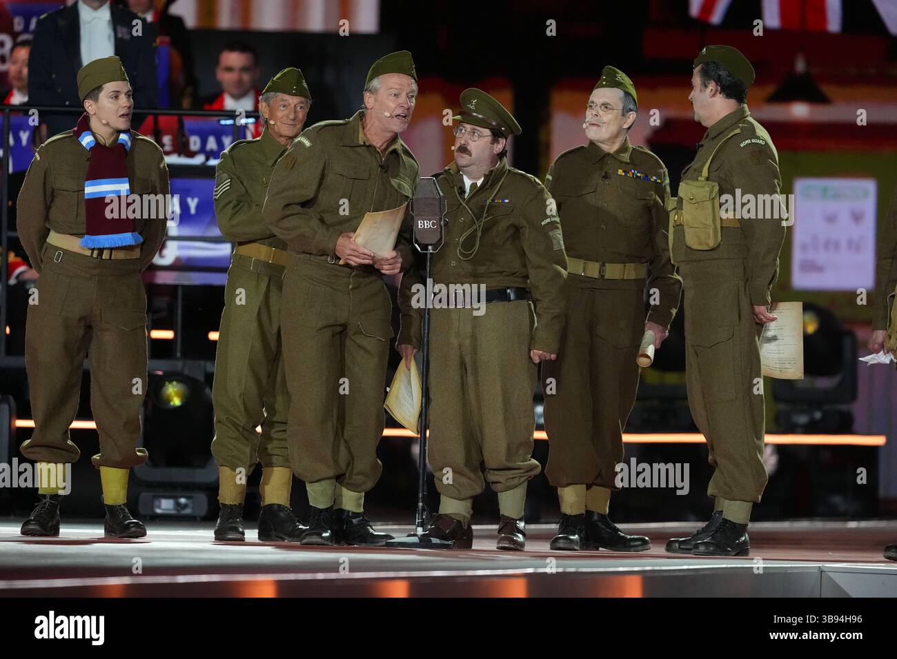 A tribute to Dad's Army with (left to right) Dylan Llewellyn as Private ...