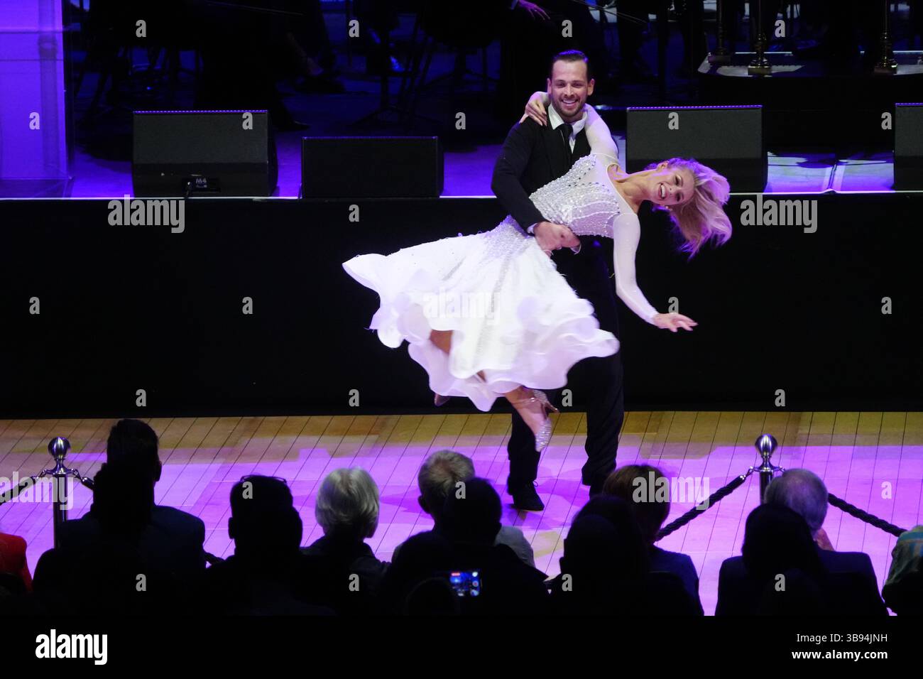 Nadiya Bychkova and James Cutler perform during SSAFA presents VE Day ...